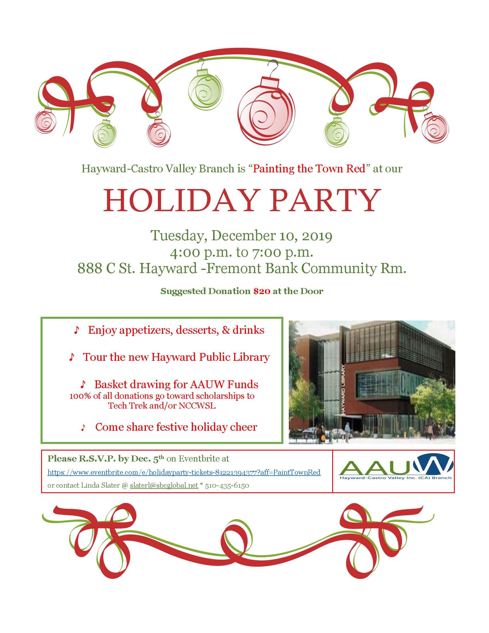AAUW Calendar | Hayward-Castro Valley Inc. (CA)